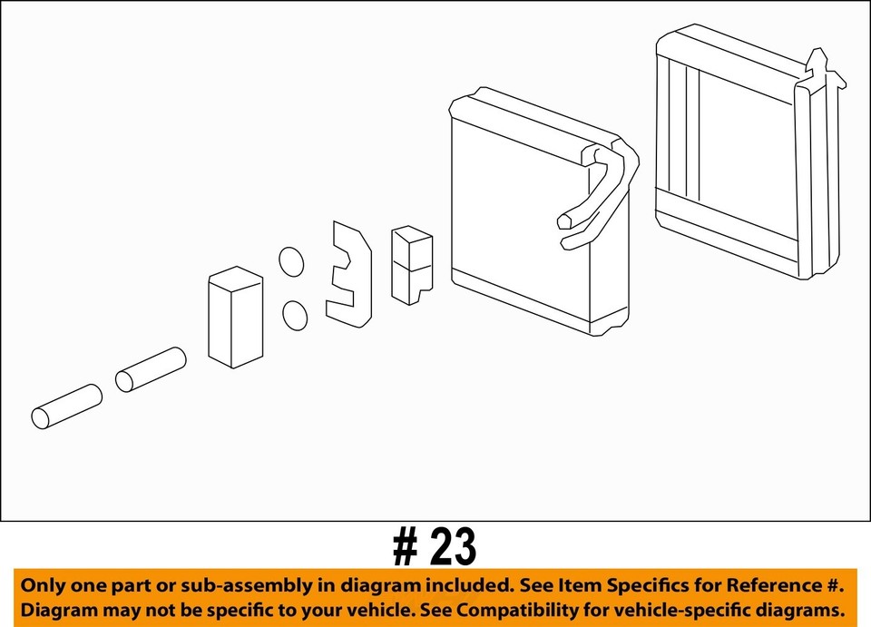 GM OEM-A/C AC Evaporator Core 22816158 | eBay
