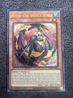 Yugioh Mitsu the Insect Ninja DABL-EN016 Ultra Rare 1st Edition NM | eBay