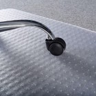 36" x 48" Home Office Chair PVC Floor Mat Studded Back with Lip for ...