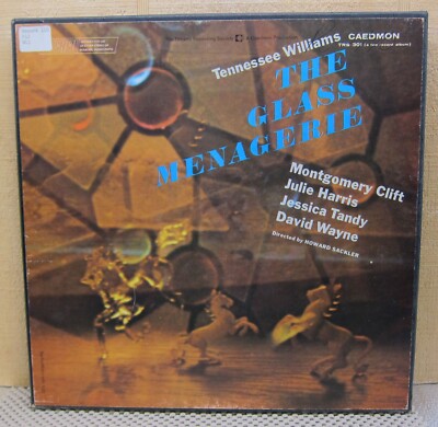 Tennessee Williams Glass Menagerie - Clift, Harris, Tandy - Caedmon 2 ...