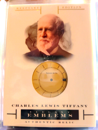 2023 KEEPSAKE ELEGANT EMBLEMS CHARLES LEWIS TIFFANY WATCH DIAL RELIC ...