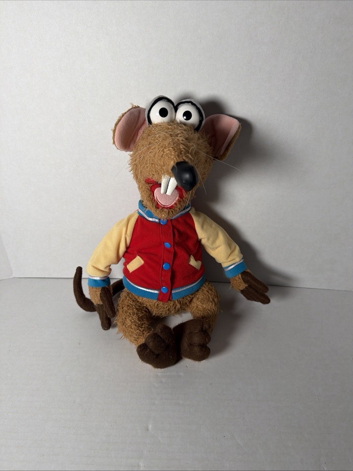 Vintage Y2K The Muppet Show Jim Henson Rizzo The Rat Plush Toy Tags 15 ...