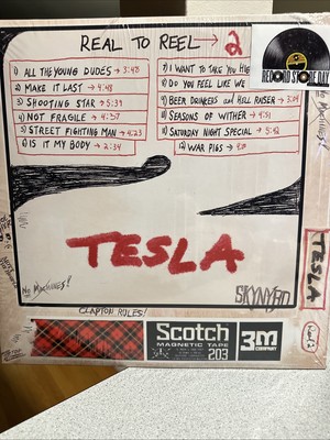 Tesla Real To Reel. Volume 2 New Sealed RSD 2025 Red Clear Vinyl New ...