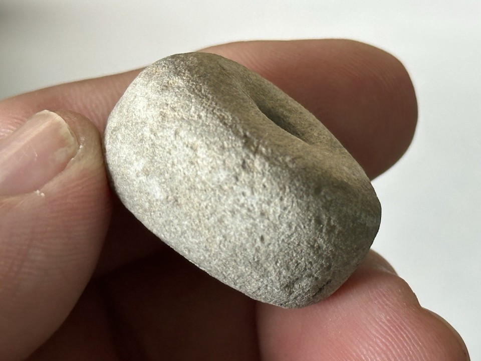 INCREDIBLE FORT ANCIENT GAME STONE DISC DISCOIDAL FEURT SITE SCIOTO CO ...