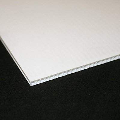 10mm White Correx Fluted Corrugated Plastic Sheet 6 SIZES TO CHOOSE | eBay