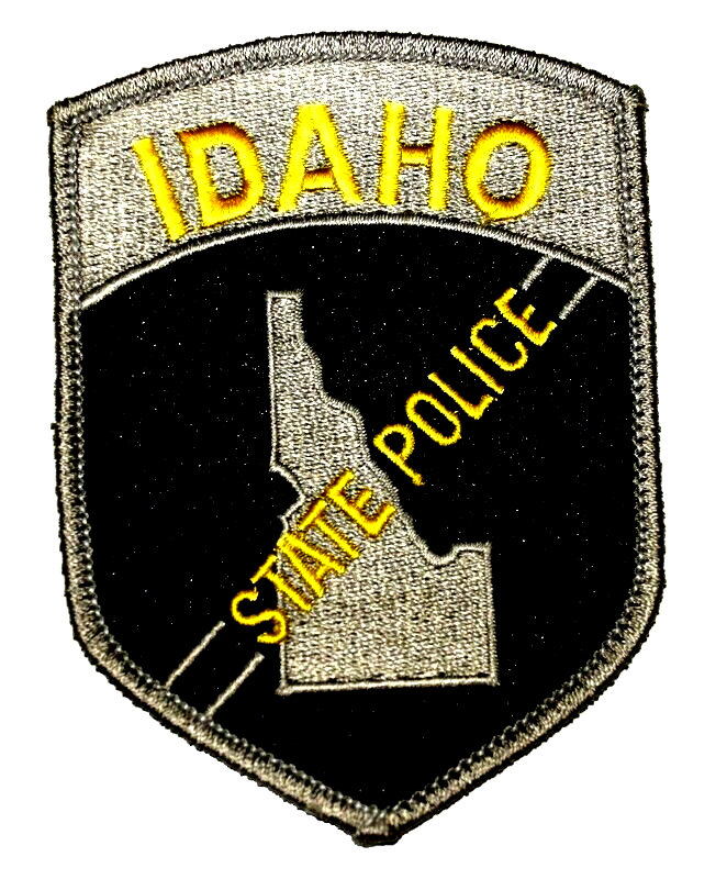 IDAHO STATE POLICE ID Sheriff Police Patch STATE SHAPE OUTLINE | eBay