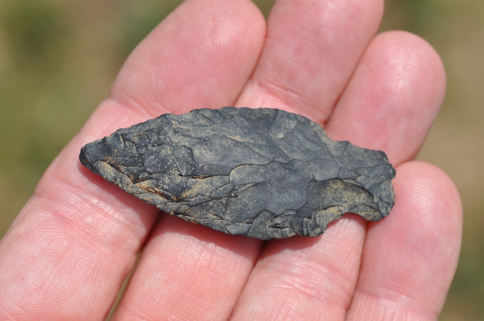 NJ PA NY Flint Curved Blade Knife/Scraper Indian Arrowhead Artifact | eBay