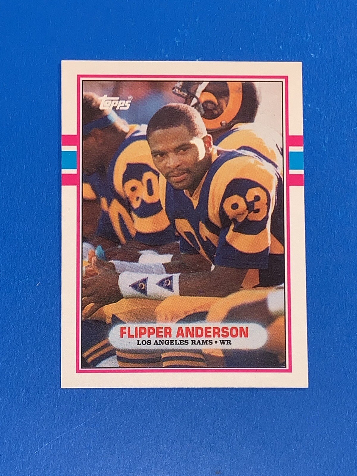 1989 Topps Traded Flipper Anderson Rookie Card #14T Los Angeles Rams NM ...
