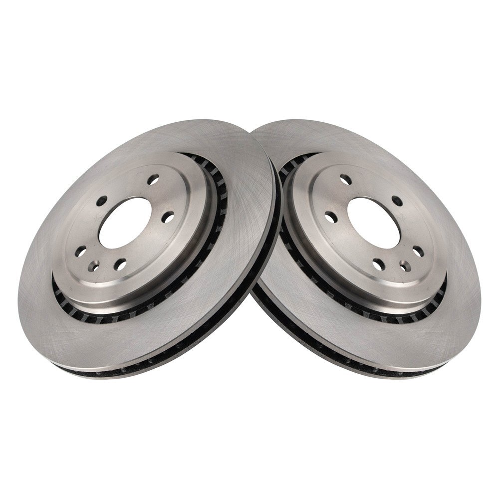 For Chevy Corvette 14-19 TRQ BRA72648 Plain Vented Rear Disc Brake ...