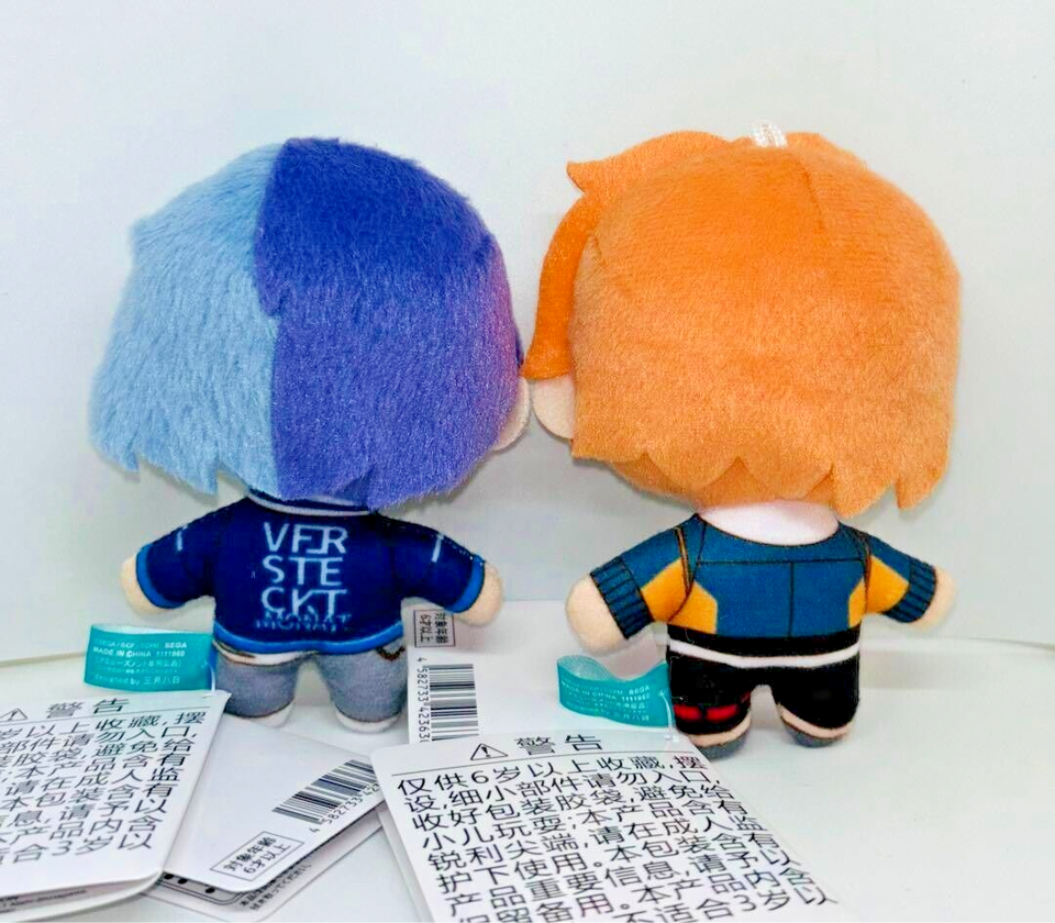 Project Sekai Vivid Bad Squad Toya Akito Fuwapuchi Mascot Plush Set of ...