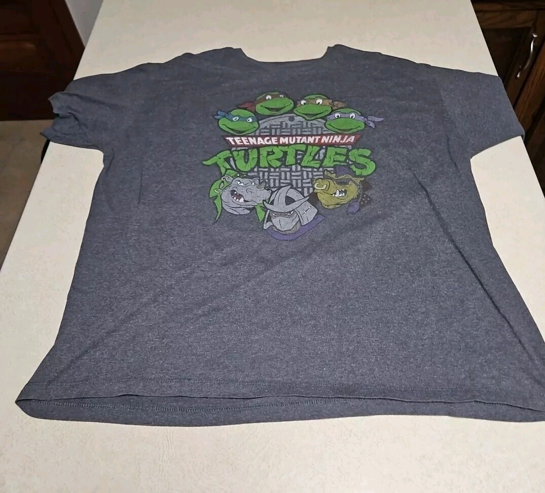 Nickelodeon Teenage Mutant Ninja Turtles Gray Size 2X… - Gem