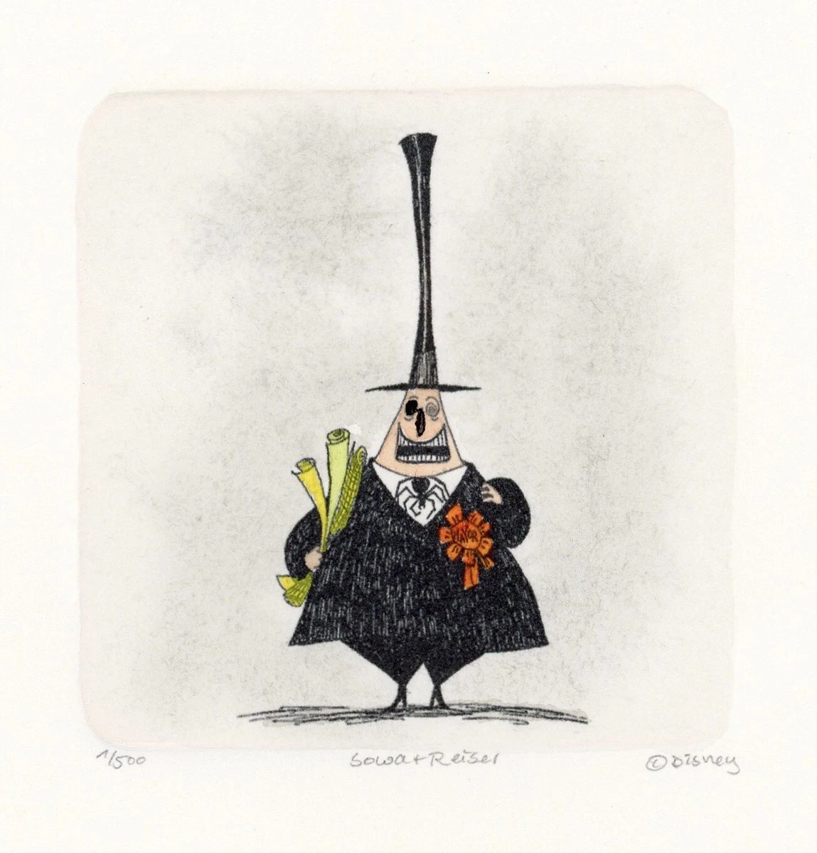 Mayor Nightmare Before Christmas Drawing