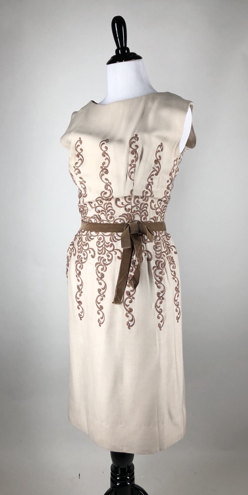 Flirty! VTG 50s Embroidered Rhinestone Lilli Diamond … - Gem