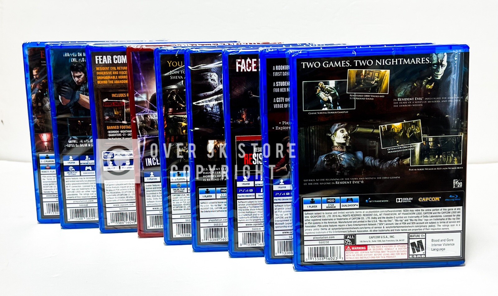 Resident Evil Bundle Collection w/ 9 Games - US VERSION - New | Factory ...