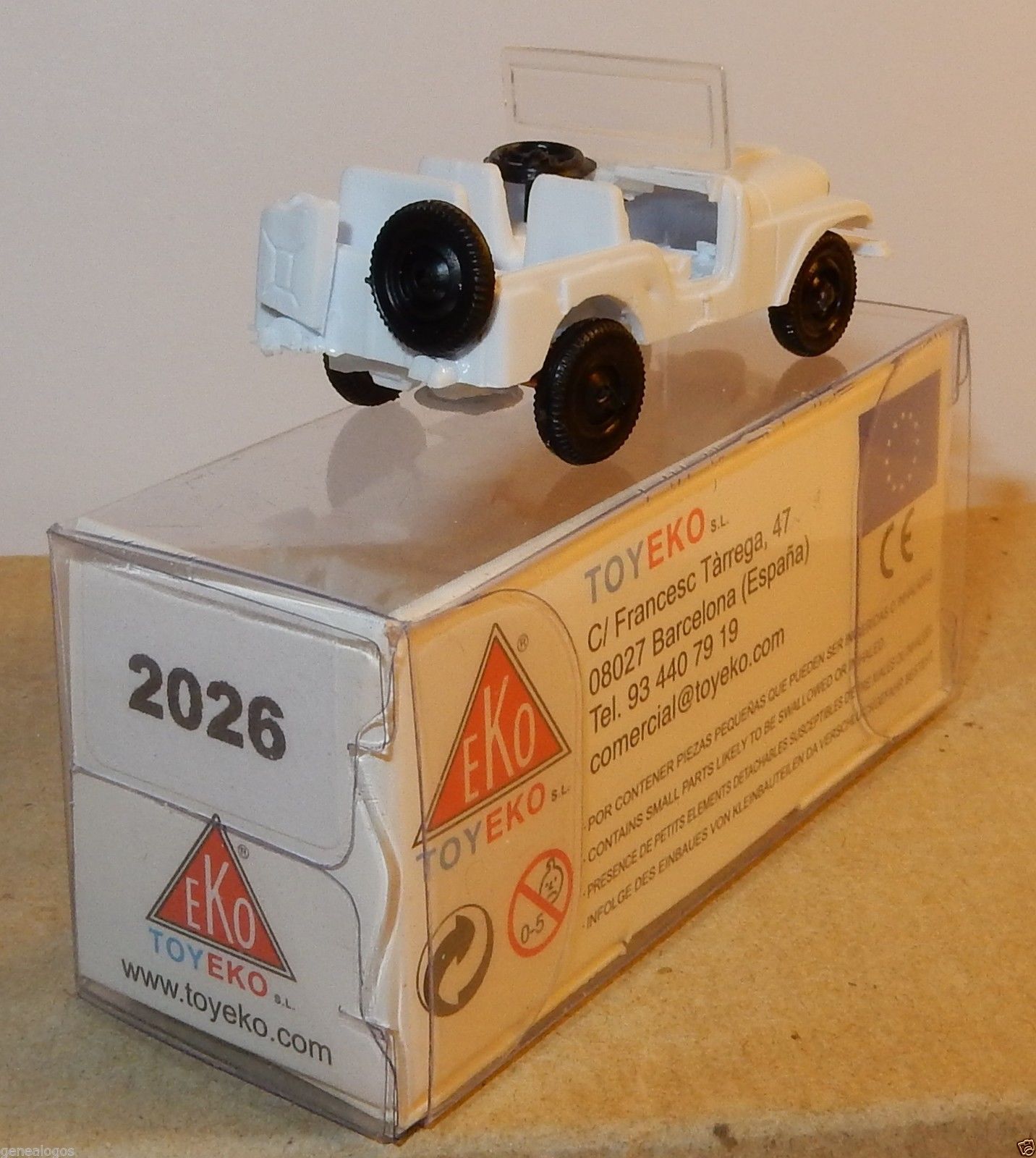 MICRO TOY EKO TOYEKO HO 1/86 1/87 MADE IN SPAIN JEEP WILLYS REF 2026 au ...