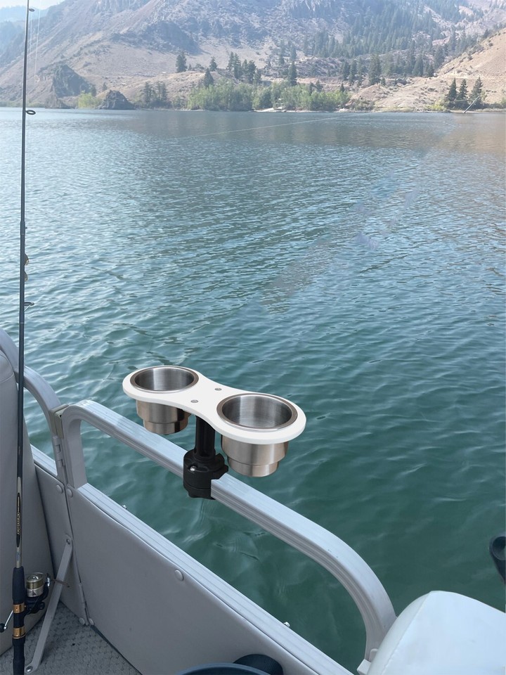 Brocraft Pontoon Boat Drink Holder/Pontoon Boat Cup Holder/ Bow Drink ...