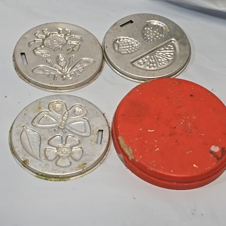 1966 Mattel Incredible Edibles Candy Making Mold Set w/ Box 13 Molds ...