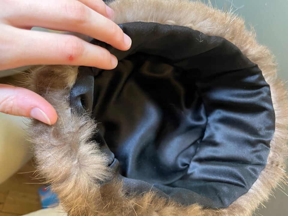 Beaver Fur and Deer Leather Cossack Hat Silk Lining Size L | eBay