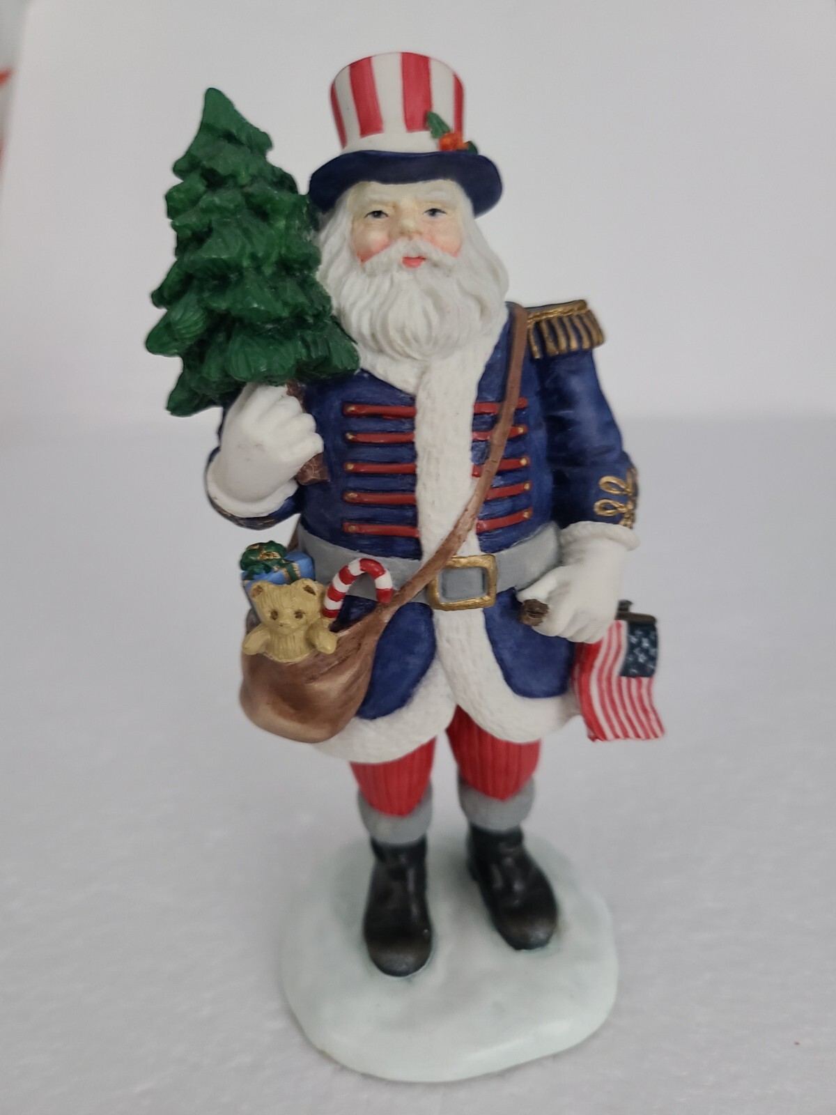 VINTAGE Lenox Collector's Treasury of Santas Patriotic Santa Claus ...