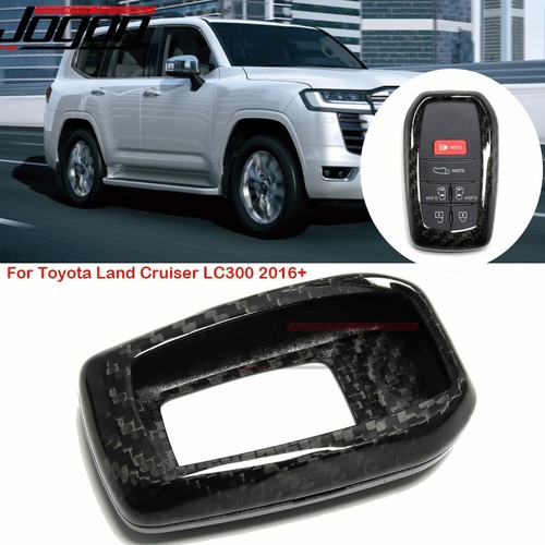 Carbon Key Case Cover Shell Fob For Toyota Land Cruiser 300 Series ...