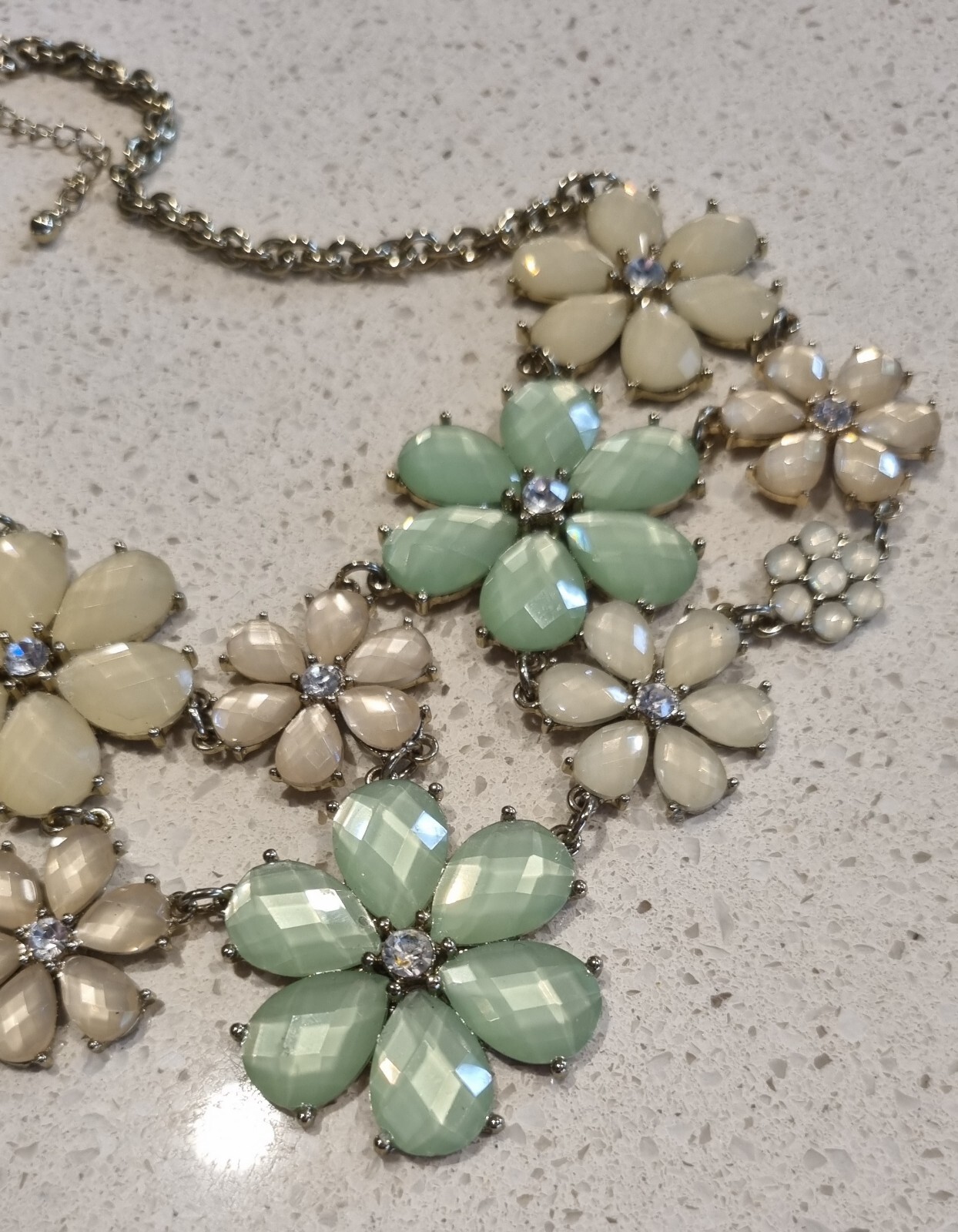 Retro 60s Inspired Hollywood Glamour Statement Pastel Flower Cluster ...