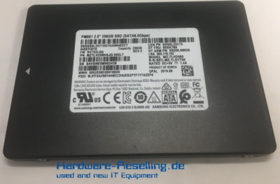 Lenovo Samsung PM881 256GB SSD 6G SATA 2.5" EOL MZ7LH256HAJD-000L7 ...