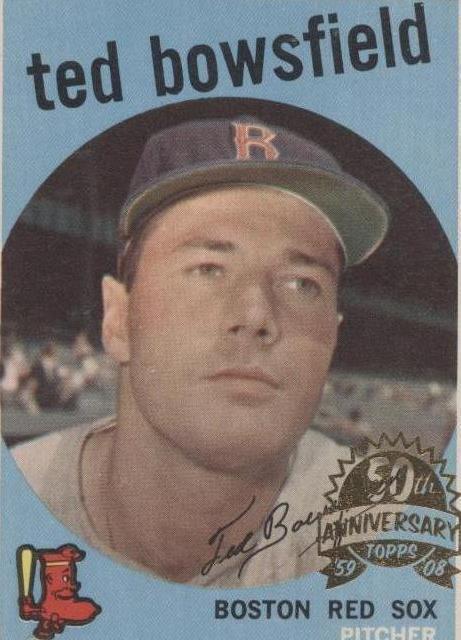 2008 Topps Heritage - 1959 Topps Buybacks Ted Bowsfield #236 White Back ...