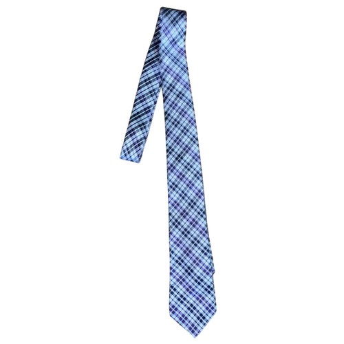 Black Purple & White Plaid Original Penguin Silk Neck Tie | eBay