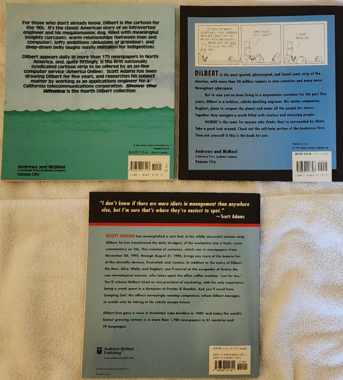 Dilbert Comic Paperback Books by Scott Adams Lot of 3 Books | eBay