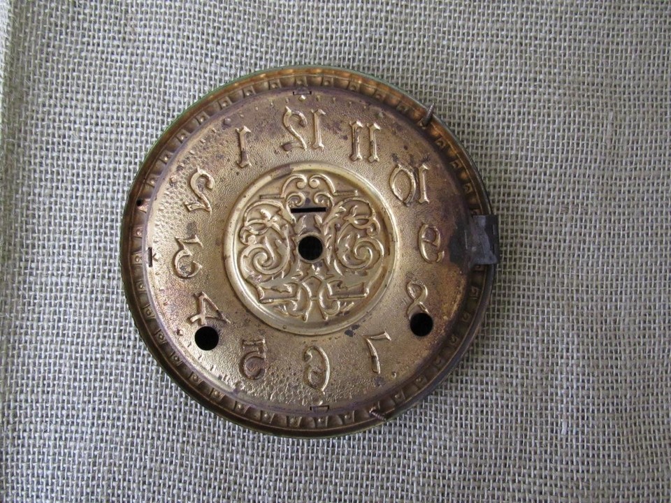 Antique E. Ingraham Mantel Clock Movement #27 + Chime, Hands, Face ...