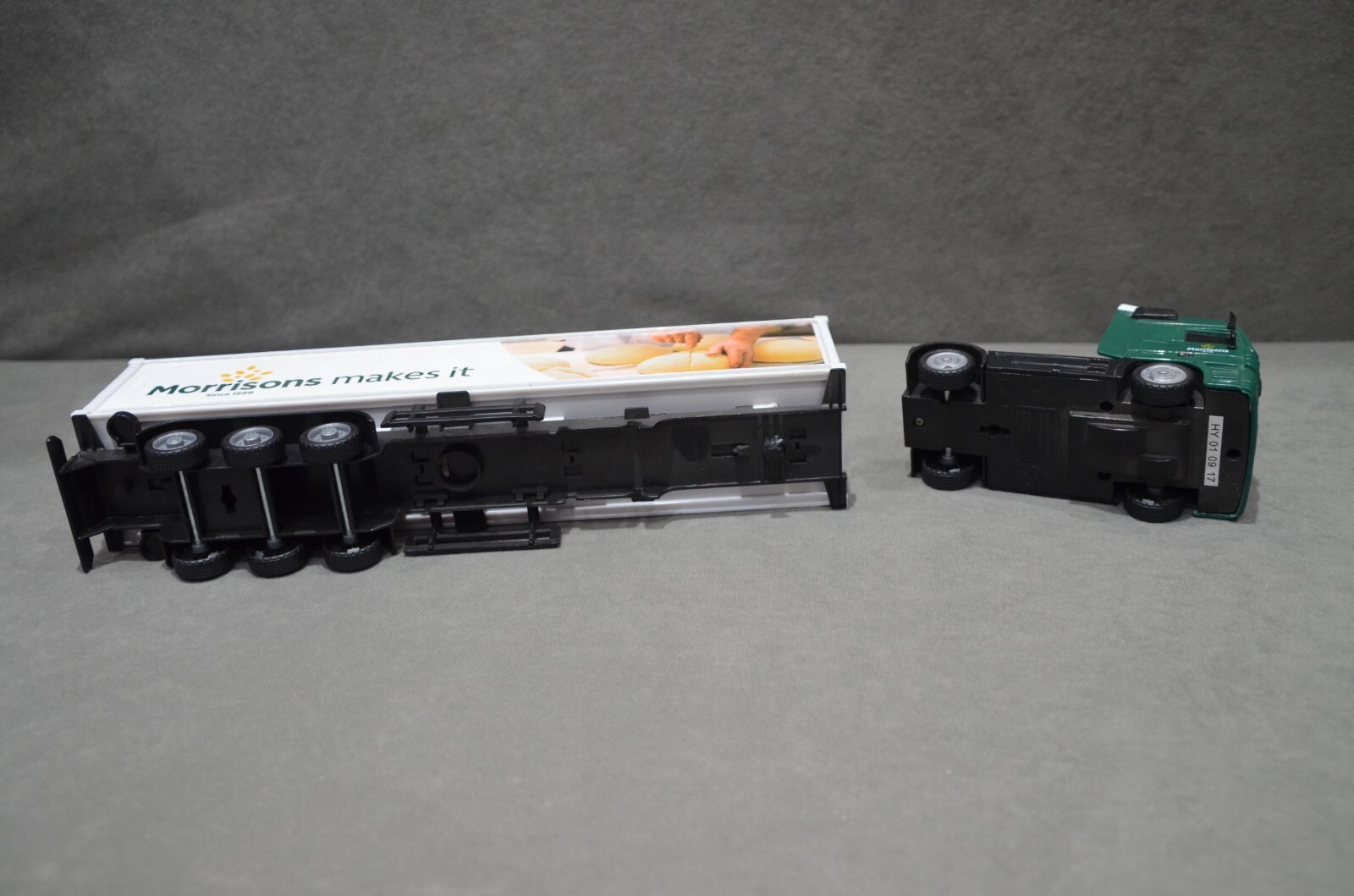 Morrisons Truck And Trailer 39cm 15" Long Delivery Lorry Used VGC | eBay