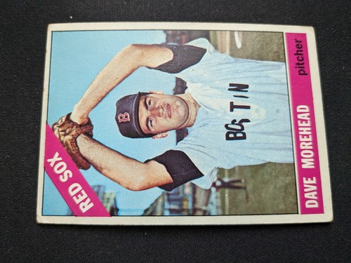 1966 Topps Baseball Card # 135 Dave Morehead - Boston Red Sox (VG/EX ...