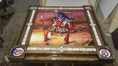 Indio Taino Domino Table by Domino Tables by Art | eBay