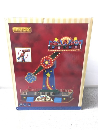 Lemax 54918 ~ Ride THE SHOOTING STAR ~ Carnival Ride, Tested ...
