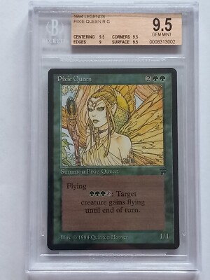 MTG Legends 1994 Pixie Queen BGS 9.5 GEM MINT Old School 93/94 | eBay