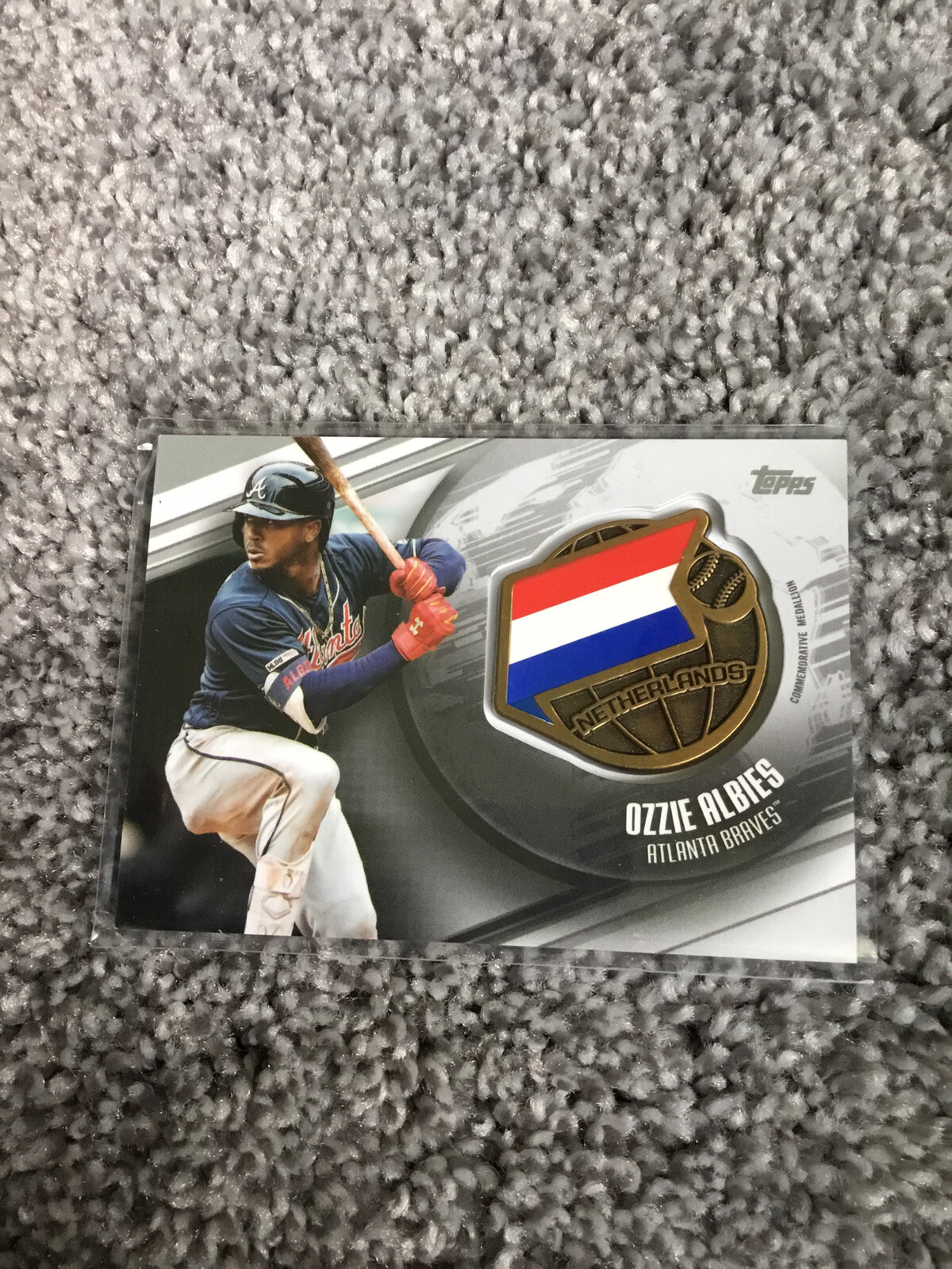 2020 Topps Series 1 Ozzie Albies Medallion Baseball Card | eBay