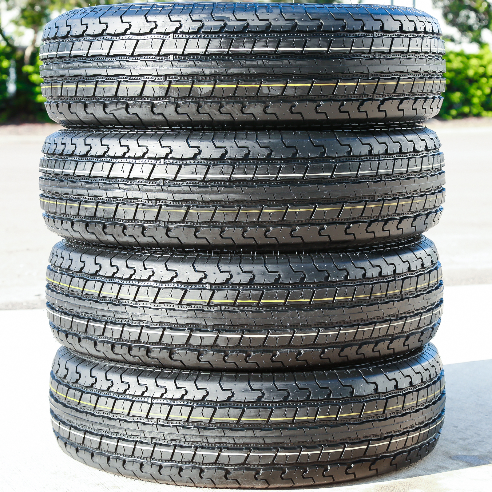 4 Tires Roundrule ST Hikee Semi Steel ST 205/75R14 Load D 8 Ply Trailer | eBay