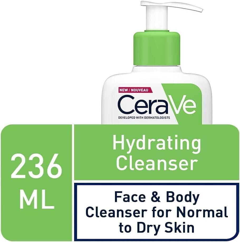 CeraVe Hydrating Cleasner For Normal To Dry Skin 236ml/8fl oz ...
