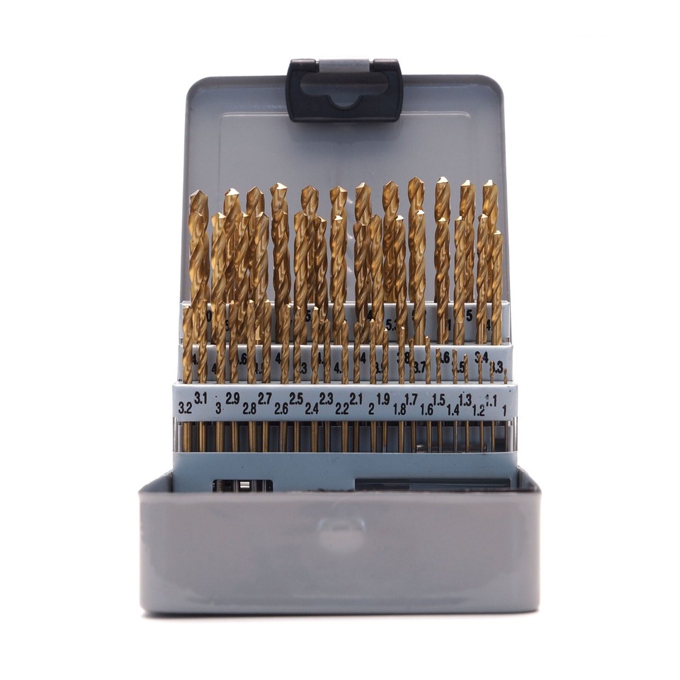 51-piece Metric Index Drill Bit Set, 1.0-6.0 mm in 0.1 mm Increments | eBay