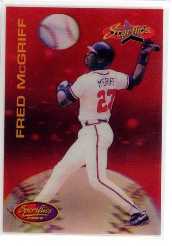1994 Sportsflics 2000 Baseball Fred McGriff Starflics #185 | eBay