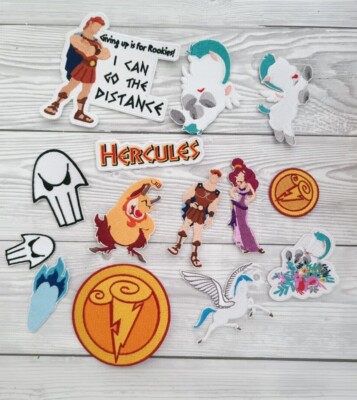 Hercules Hades Meg Pegasus patch Embroidered / Iron on / sew on clothes ...