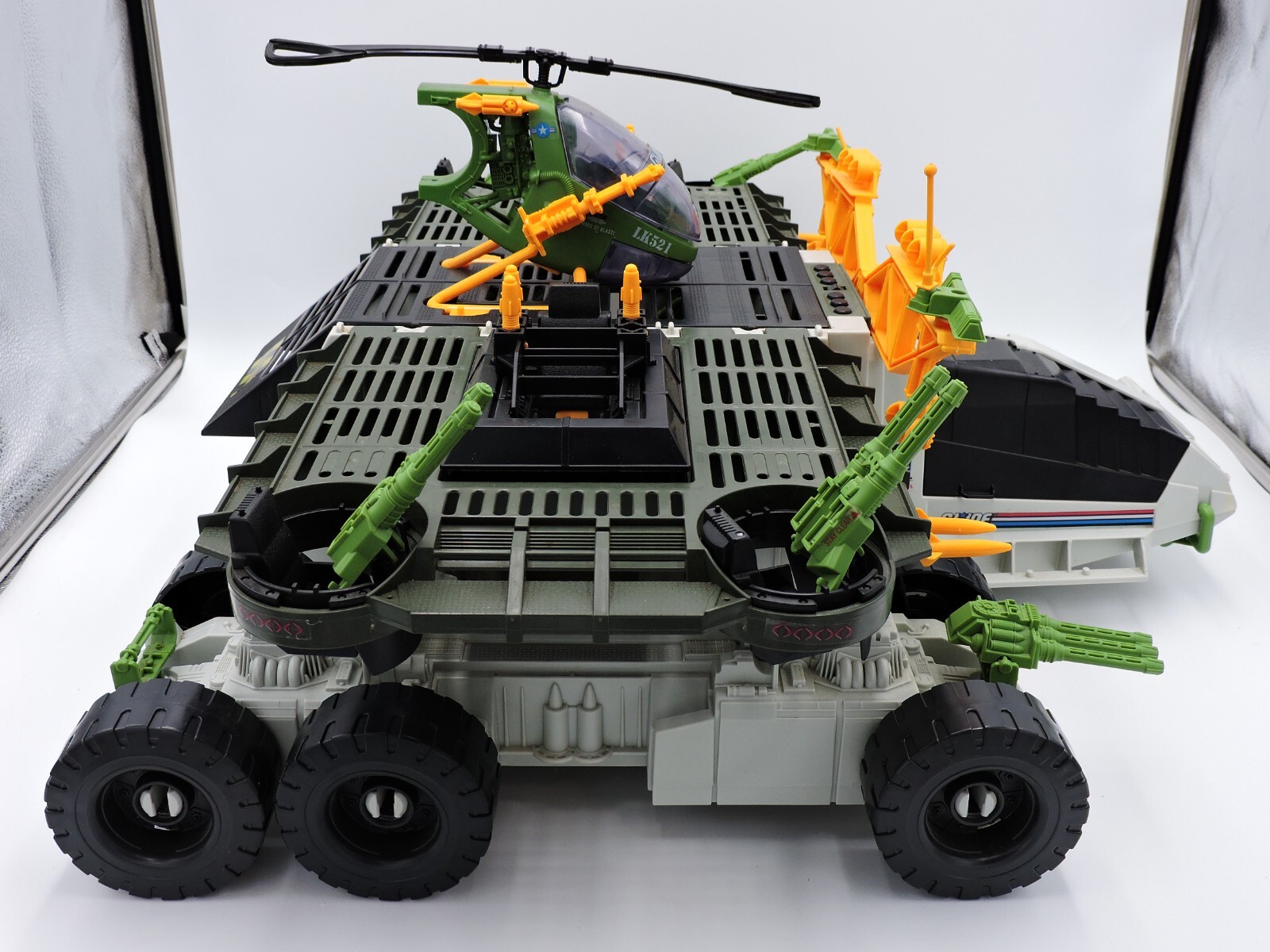 G.I. JOE General mobile strike headquarters 1990 Hasbro DAMAGED vintage ...