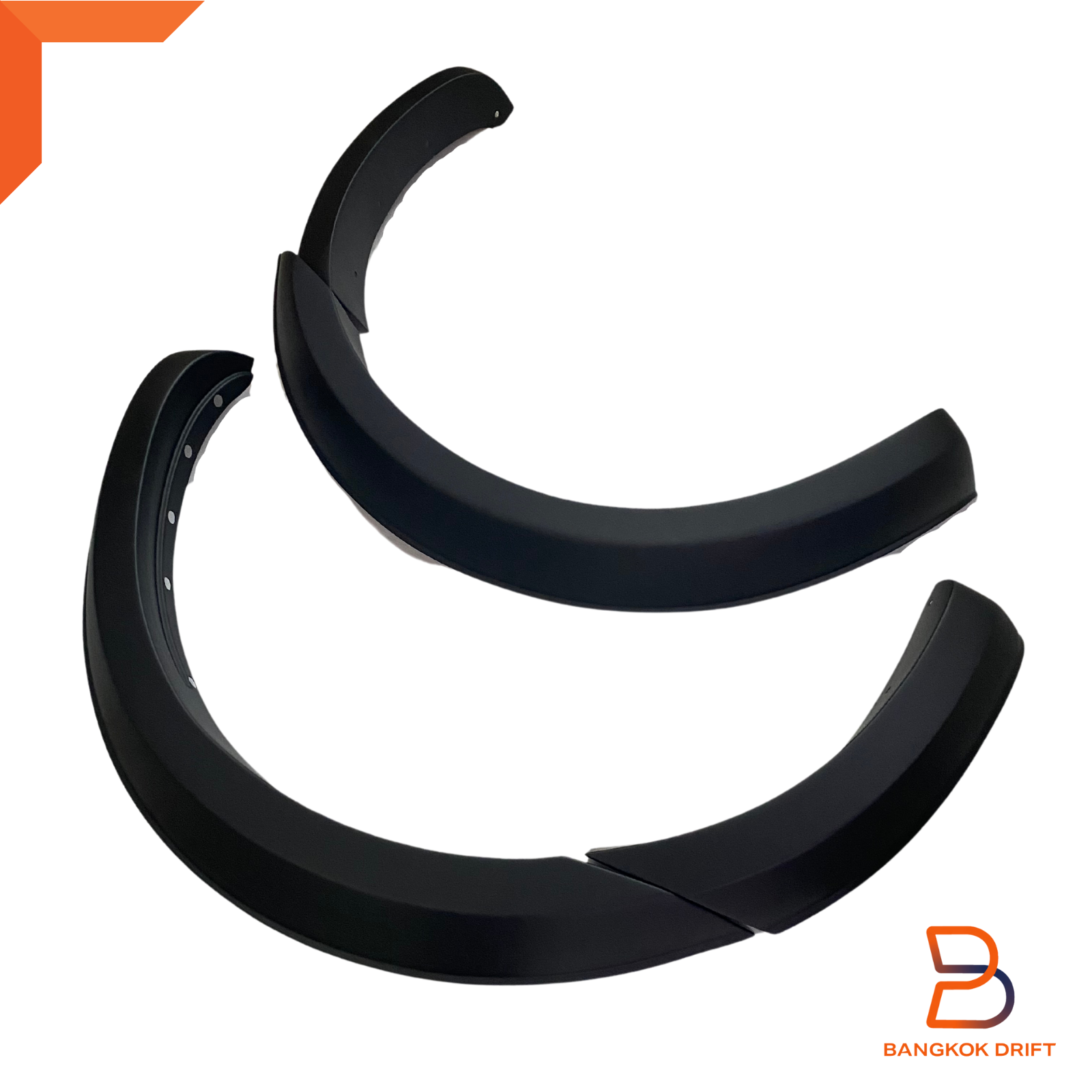 RAPTOR STYLE MATTEBLACK FENDER FLARE FIT FORD RANGER T6 18-21 NON ...