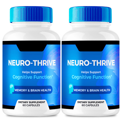 Neuro Thrive Brain Supplement Extra Strength - Official Formula (2 Pack ...