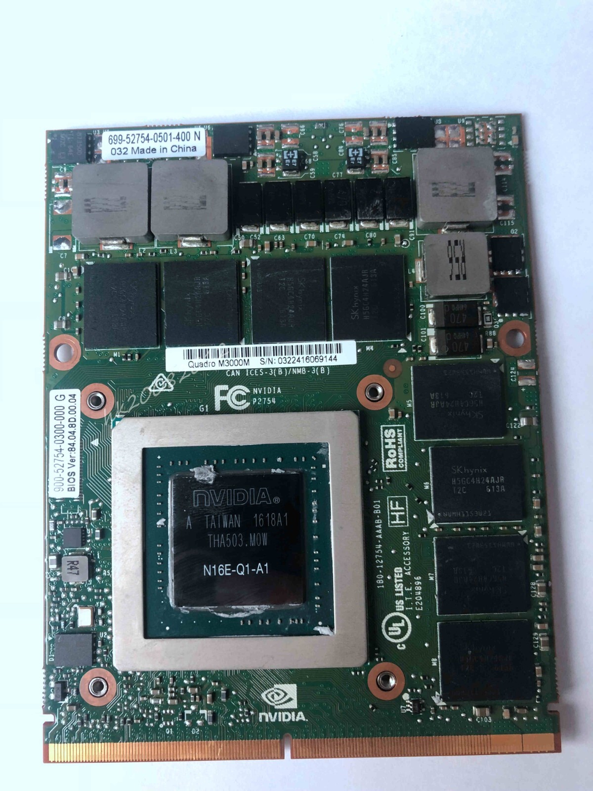 Dell Precision 7710 7720 P70 HP Clevo Nvidia Quadro M3000M 4GB Video ...