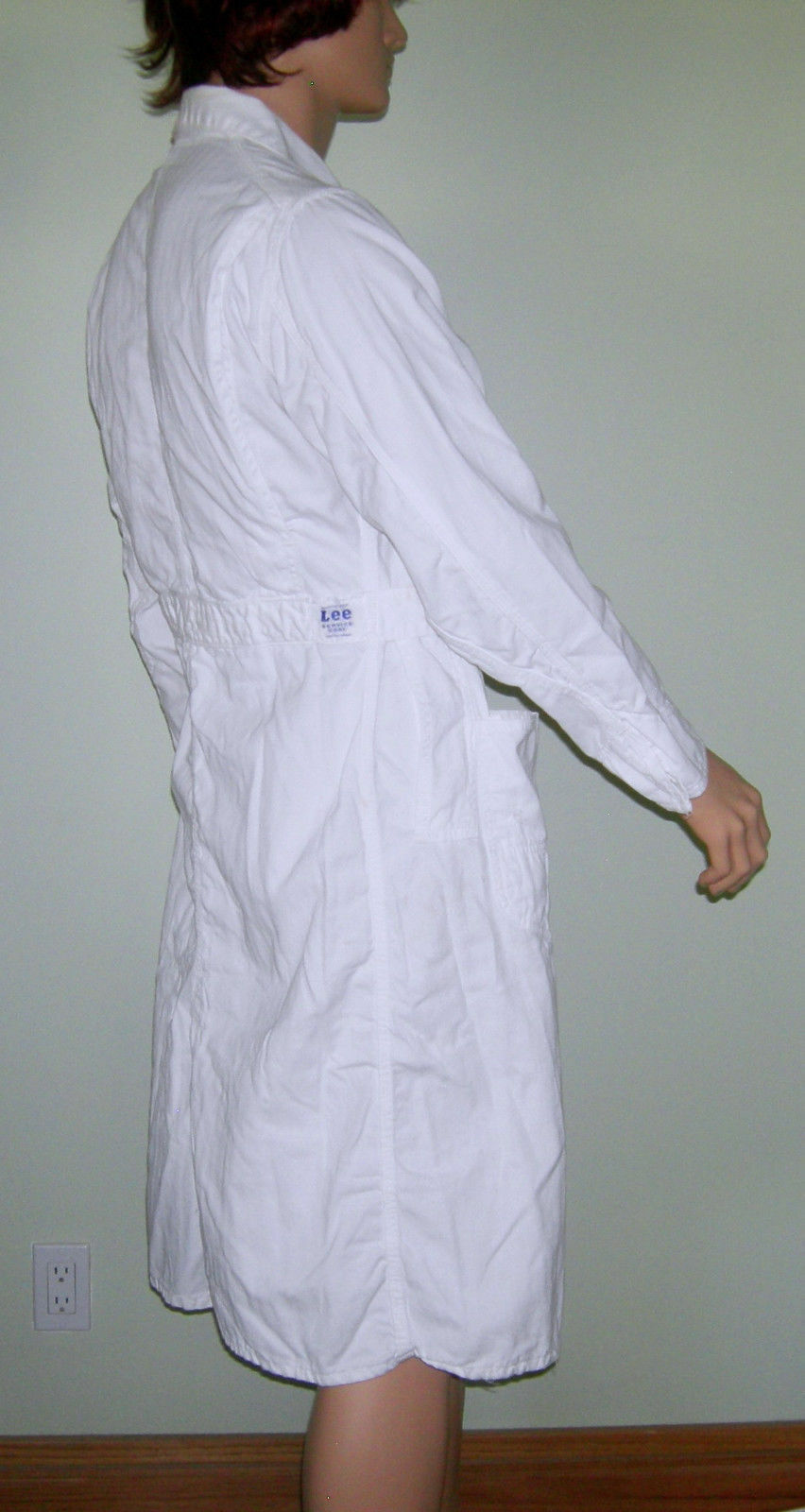 VINTAGE 1940s LEE SANFORIZED DENIM CHORE SHOP COAT HE… - Gem