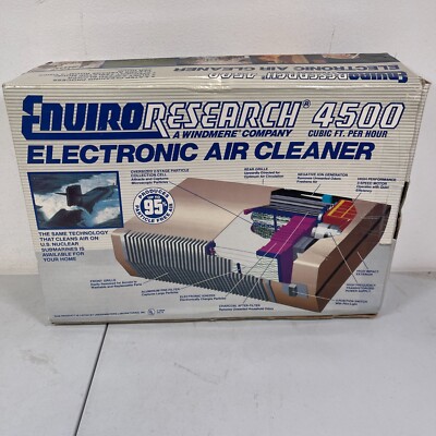 Vintage Enviro Research EAC-10 Electronic WINDMERE COMPANY Air Purifier ...