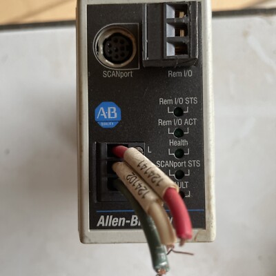 ALLEN BRADLEY COMMUNICATION REMOTE I/O MODULE FRN 4.02 SER C 1203-GD1 ...