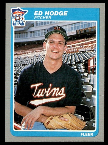 1985 Fleer #280 Ed Hodge Rookie Minnesota Twins | eBay