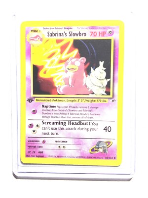 SABRINA’S SLOWBRO - 1st Edition Gym Heroes - 60/132 - Uncommon ...